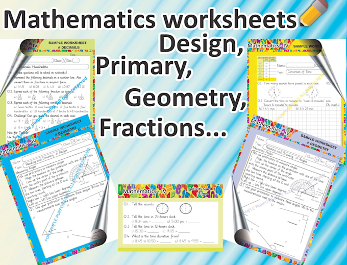 Develop interactive fillable worksheets as google docs or pdf by ...
