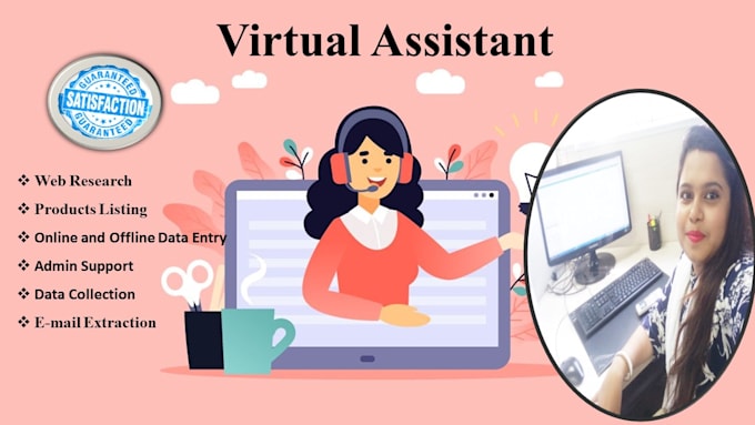 Be your reliable virtual assistant for web research and data entry by Pinkyhalder | Fiverr