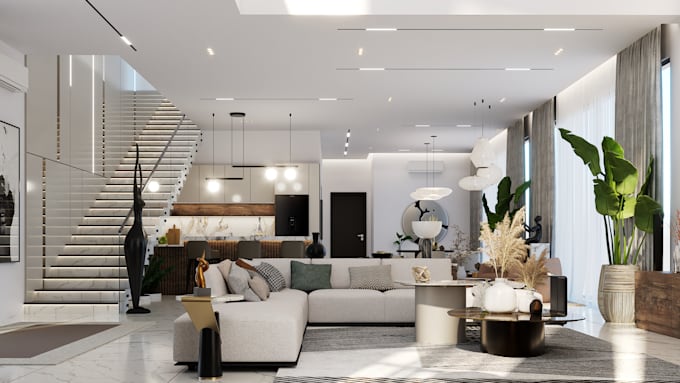 Create realistic interior renders by Wendu_chuma | Fiverr