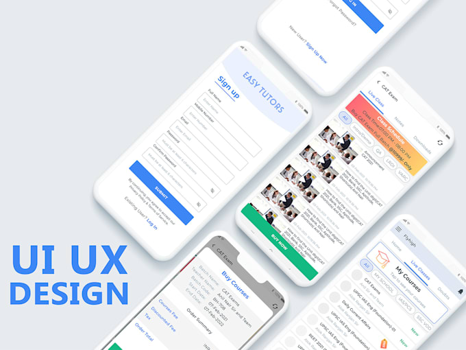 Design unique mobile web ios ui ux by Sachuarts | Fiverr