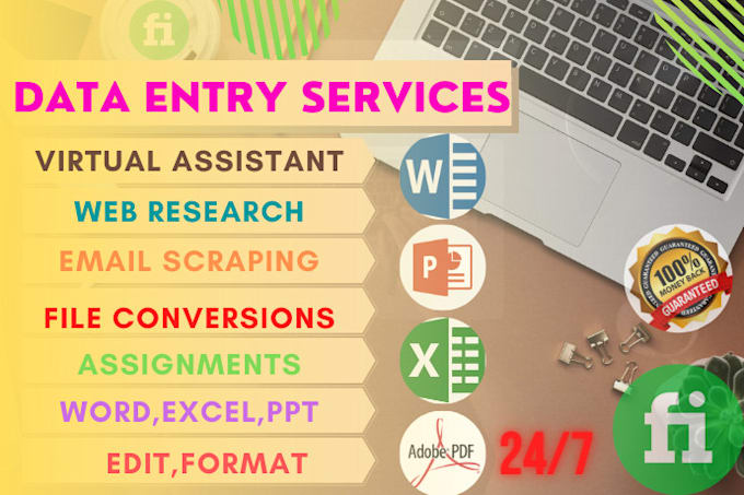 Be your professional va for data entry and web research by Saffaqazi5 ...