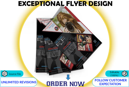 Provide any category of flyer design for all business or company by ...