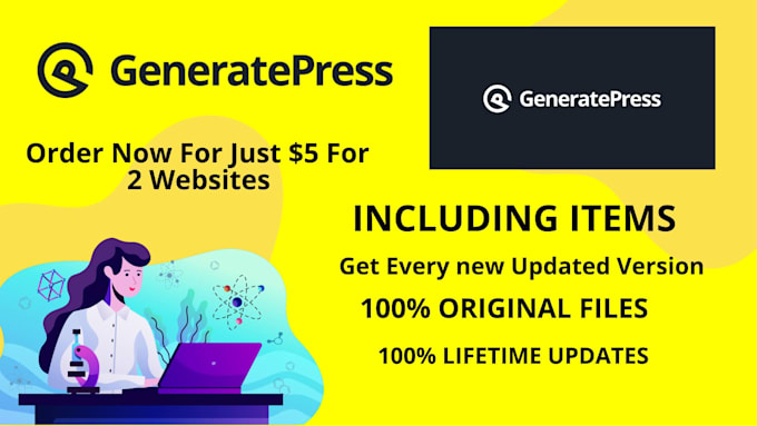 Install premium generatepress theme with lifetime license update by Kartikrangam | Fiverr