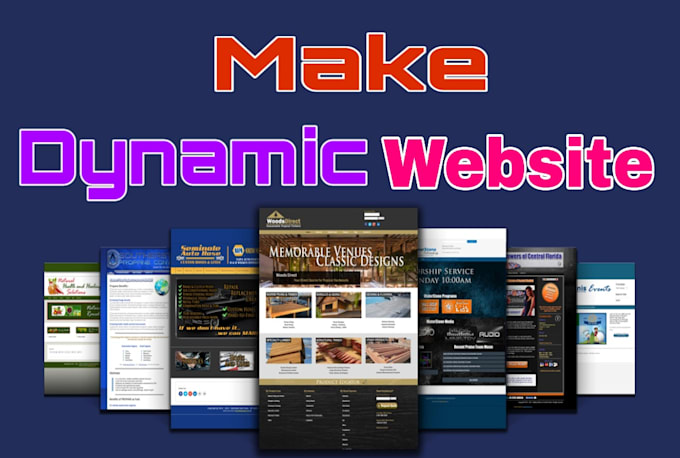 Build dynamic website as per your requirement by Prathmesh_lohar | Fiverr