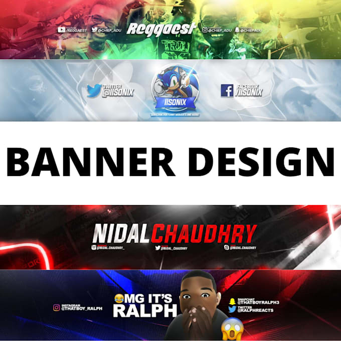 Design a professional banner by Zioniscold | Fiverr