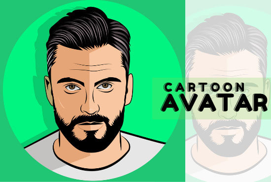 Draw cartoon portrait headshot avatar from photo by Iqrahameed27 | Fiverr