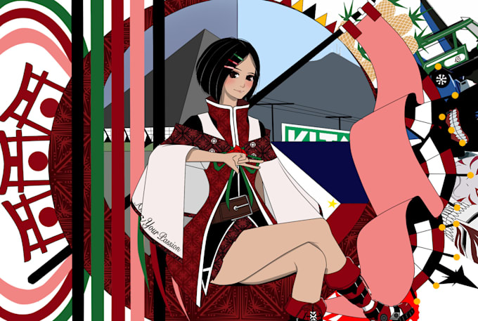 Be your anime character designer and illustrator by Genesiserro | Fiverr