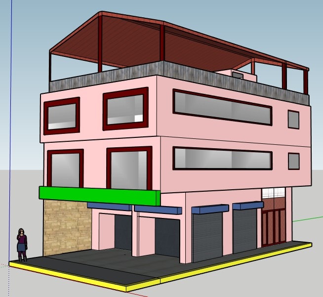 Create 2d exterior layout by Princefitness03 | Fiverr