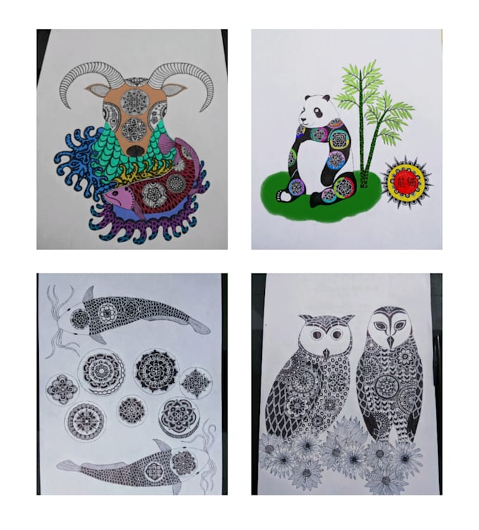 Make a special and unique hand drawing by Arviantta | Fiverr