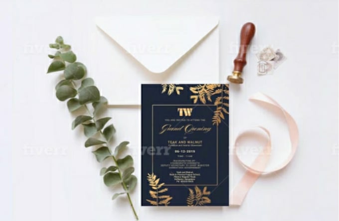 Design high quality and creative invitation card for any event by ...