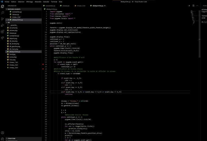 Developp Little Python Programs Games With Pygame By Benjamingonzva