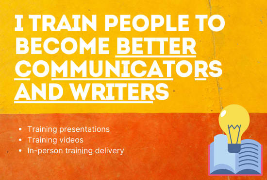 Train you or your colleagues to become great writers by Laurah222 | Fiverr