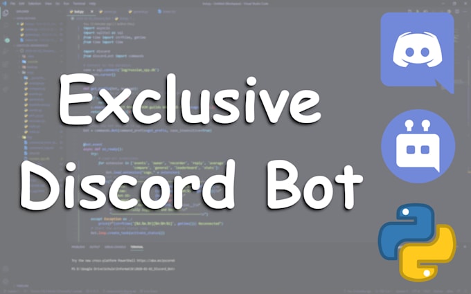 Make you a custom discord bot by Niklasmohler0 | Fiverr