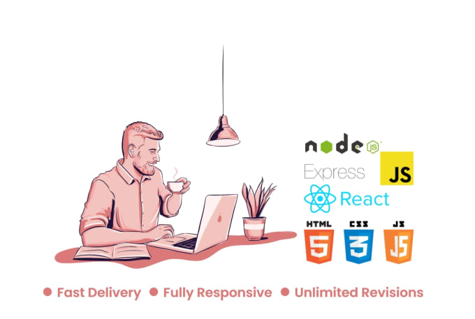 Do Responsive Web Development In React Js Node Js Html Css Bootstrap By Imranali456 Fiverr