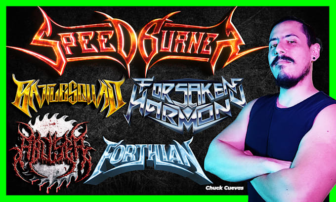 Design a logo for your thrash metal or hard rock band by Aychuck | Fiverr