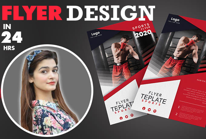 Design an awesome flyer for your company by Taimurdesigns | Fiverr