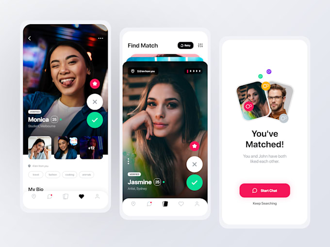 Design a mobile app for android or ios application ui ux by Travidesign ...