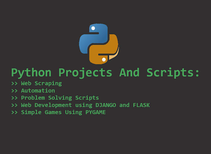 Python scripts,solve python problems,automate tasks by Arvindakash | Fiverr
