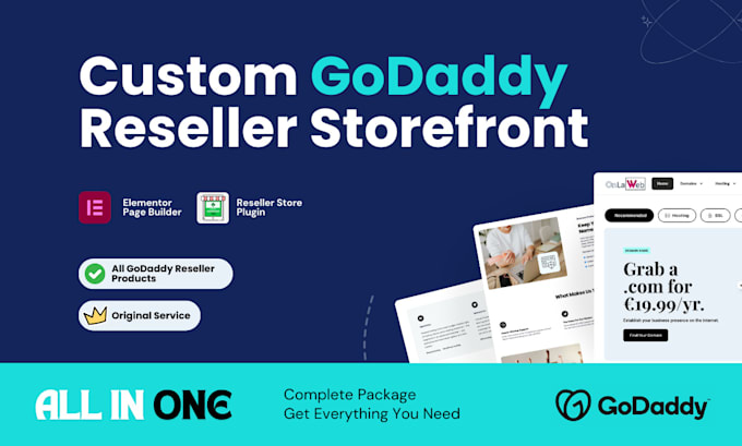 Design and setup your godaddy reseller storefront by Chiranjit_h | Fiverr