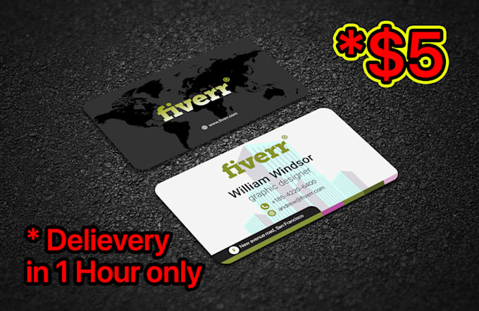 Design 4 professional business cards in 5 hours by Graphicsupply | Fiverr