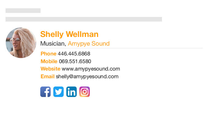 Create worldclass email signatures by Makmedia258 | Fiverr