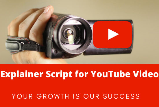 Write youtube explainer video scripts by Asmaamasood | Fiverr