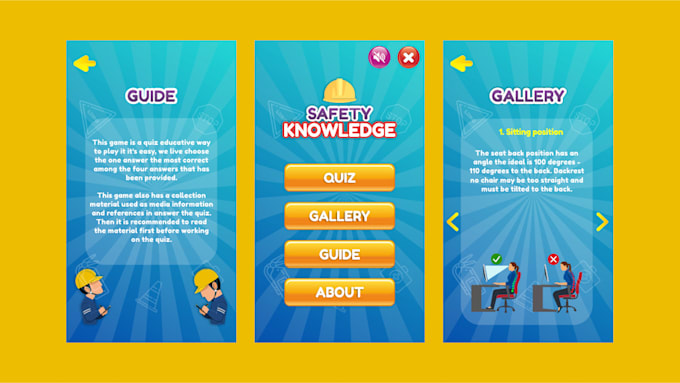 Create game design ui, logo, menus, buttons and icons by Anggitpangestu ...