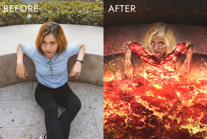 Create your fantasy image to life using photoshop by Jocaluya | Fiverr