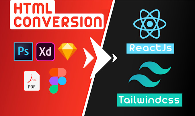 Convert psd, xd, sketch, figma, to reactjs with taillwindcss by ... Convert psd, xd, sketch, figma, to reactjs with taillwindcss by ...