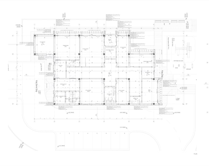 Create architectural drawings of buildings at various scales by ...