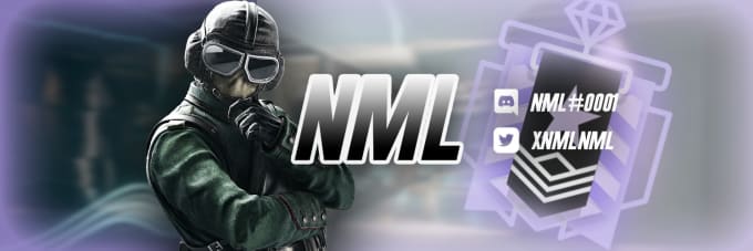 Make a rainbow six siege twitter banner for you by Policedriver | Fiverr