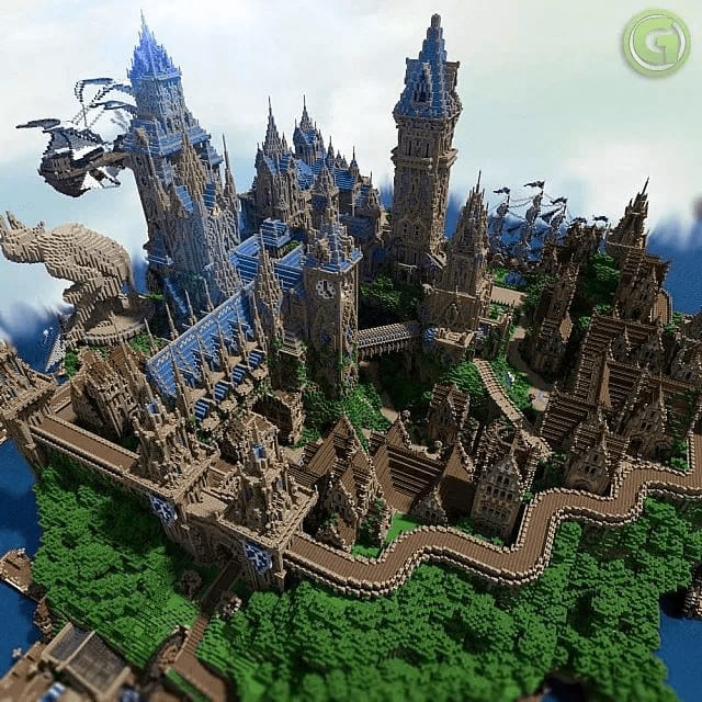 Minecraft constructions of your choice by Iml3g3nd00