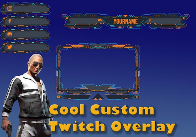Design custom and unique twitch overlay by Mashadi77 | Fiverr