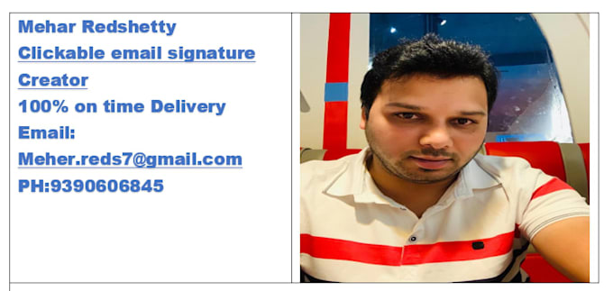 Create world class professional clickable email signature by ...