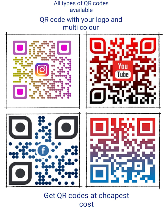 Create most attractive qr code for you at cheapest cost by Vikasspecial ...
