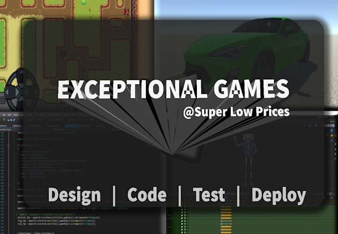 Code, design and build amazing games by Kiran_freelance | Fiverr