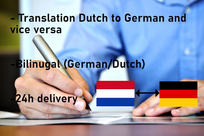 Do a dutch to german translation and vice versa in 24 hours by Jasperti ...
