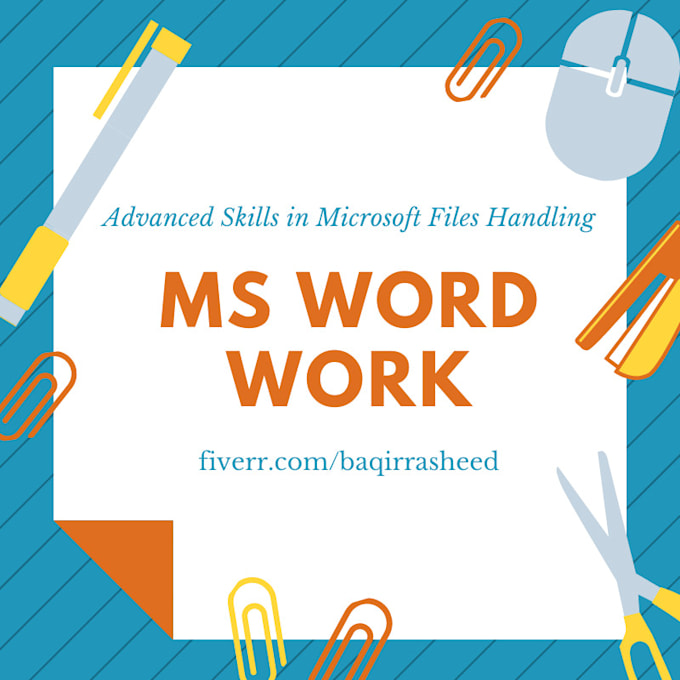 Create, edit, format, design, convert ms word file by Baqirrasheed | Fiverr Create, edit, format, design, convert ms word file by Baqirrasheed | Fiverr