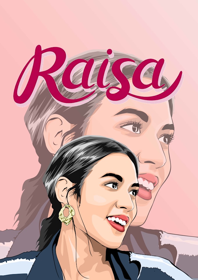 Vector art tracing face by Rakaaji | Fiverr