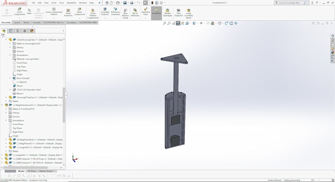 Create a basic autodesk inventor 3d model to your specifications by ...
