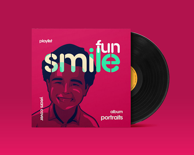 Create illustration single cover with your photo by Byhelowpal | Fiverr