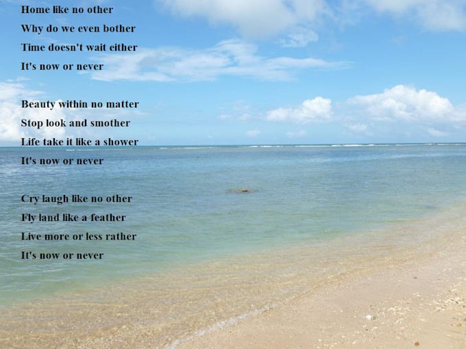 Beach Rhyme Quotes