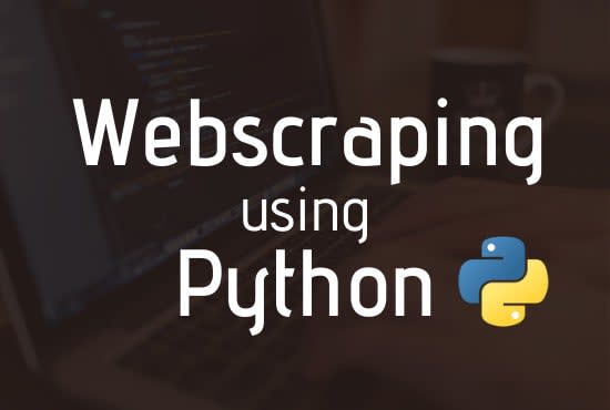Do python web scrapping by Taskinnasif | Fiverr