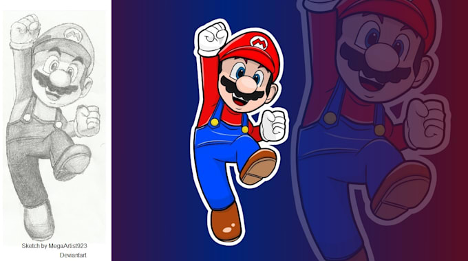 Convert to logo, vector art, illustration any sketch,drawing by Haseeb ...