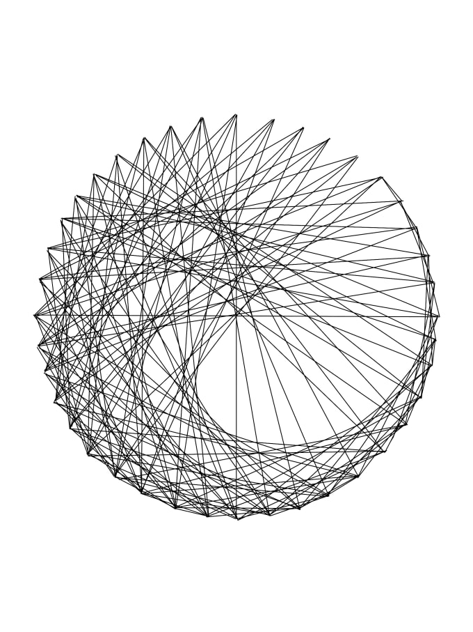 Draw math inspired line art by Vscribble | Fiverr