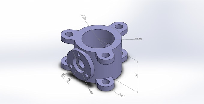Perform any 2d drawing, 3d modeling with solidworks by Dinuka44 | Fiverr