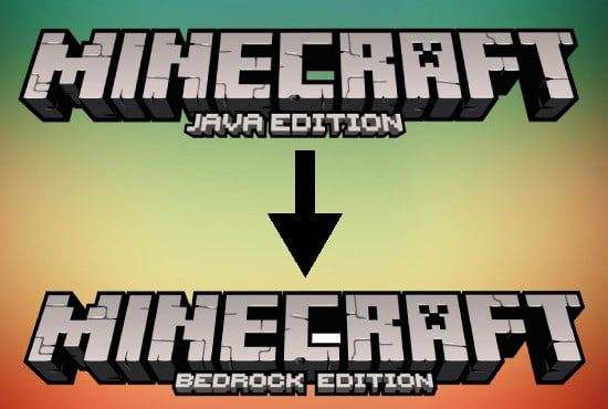 Change your worlds for java to bedrock and vice versa by Farboix | Fiverr