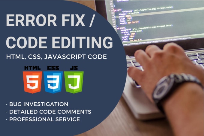 Fix Your Html Css Javascript And React Code By Davidishh Fiverr
