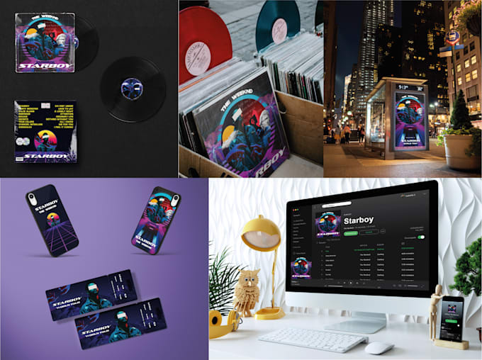 Collage implementado en album cover by Stevenbc | Fiverr