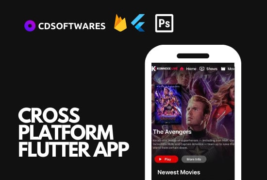 Build a cross platform mobile and web app using flutter by Cd_softwares ...